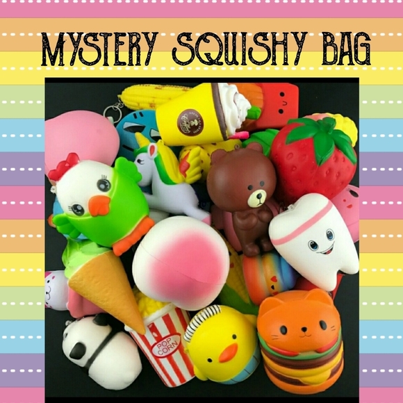 Party Supplies | Squishy Jumbo Large Random 3 Foodie Desserts Animals ...